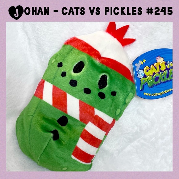 Cats vs Pickles | Other | 4 Johan Pickle Cats Vs Pickles Plush Ser 2 ...